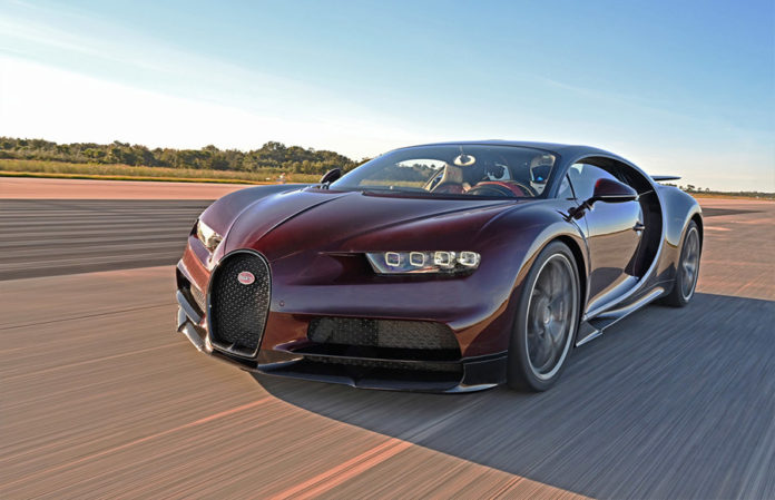 NASA Astronaut Jon McBride Tests the Bugatti Chiron at Kennedy Space Center