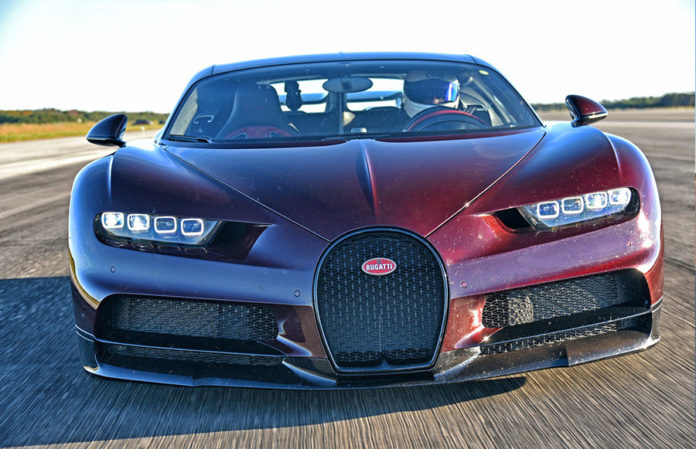 NASA Astronaut Jon McBride Tests the Bugatti Chiron at Kennedy Space Center