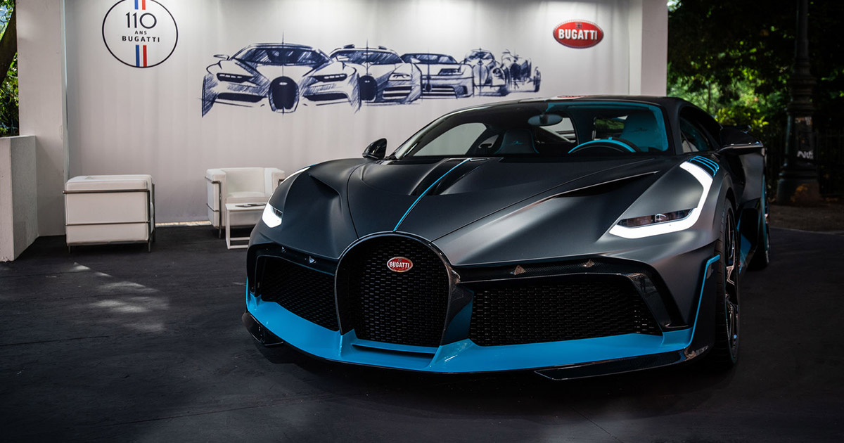 A Drive in the Park for Bugatti at the Turin Auto Show