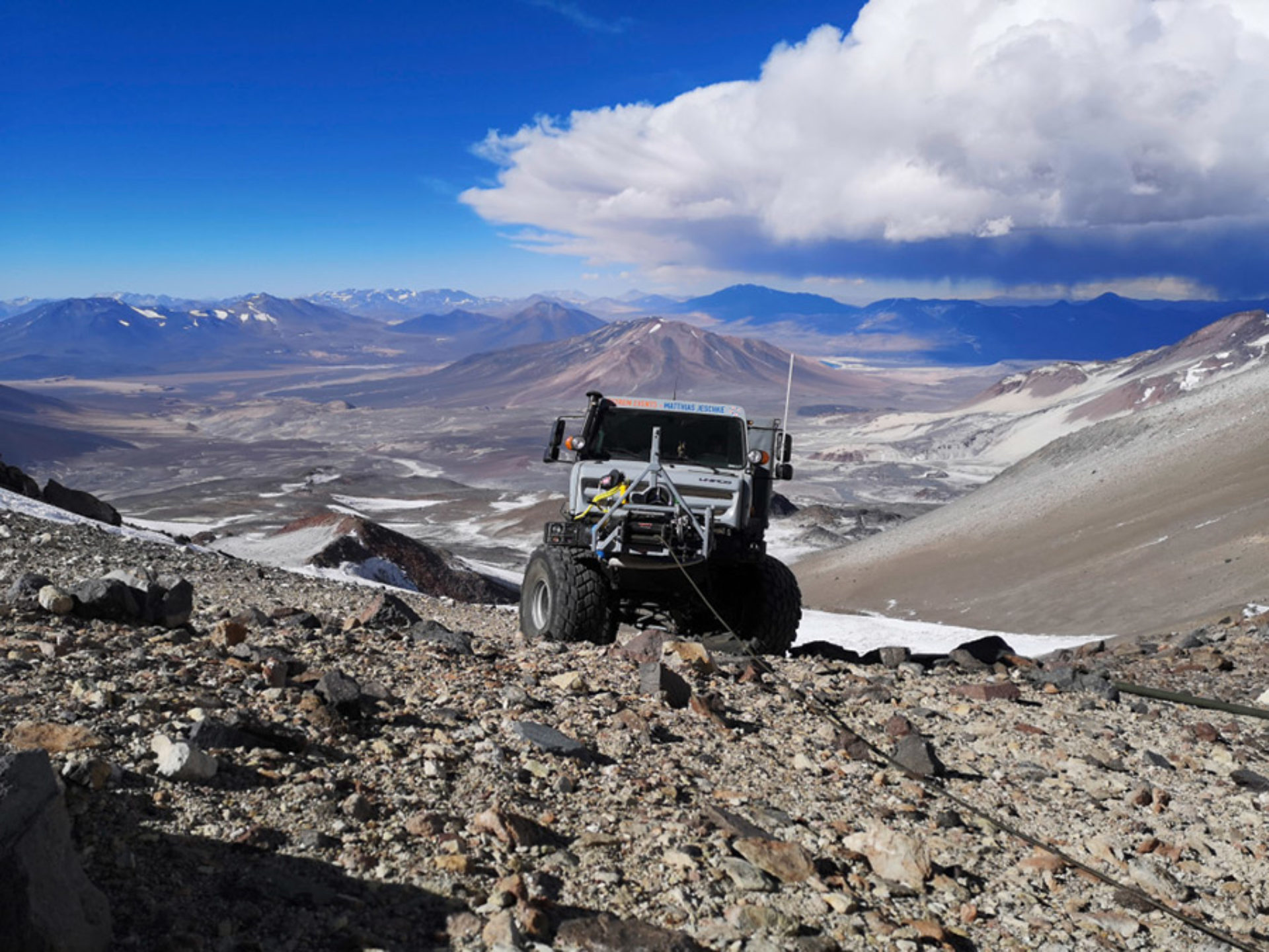 Extreme Unimog Trucks Set the World Altitude Record at 6694 Metres