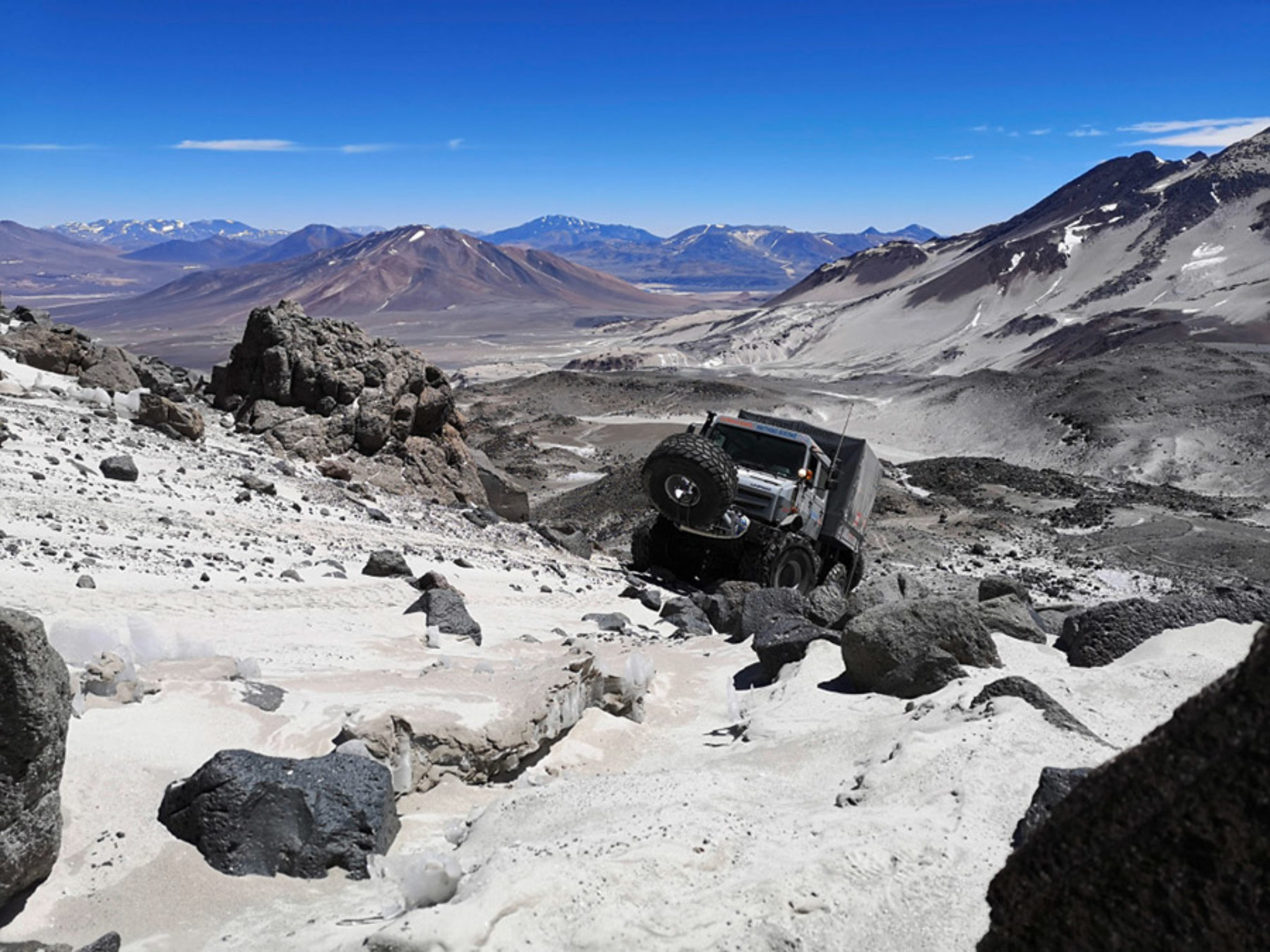 Extreme Unimog Trucks Set the World Altitude Record at 6694 Metres