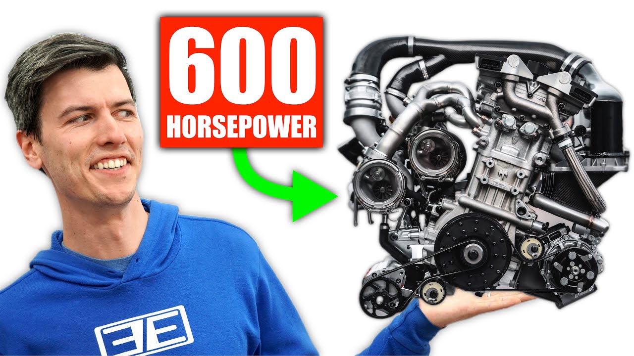How Koenigsegg's Tiny Engine Makes 600 Horsepower - Engineering Explained