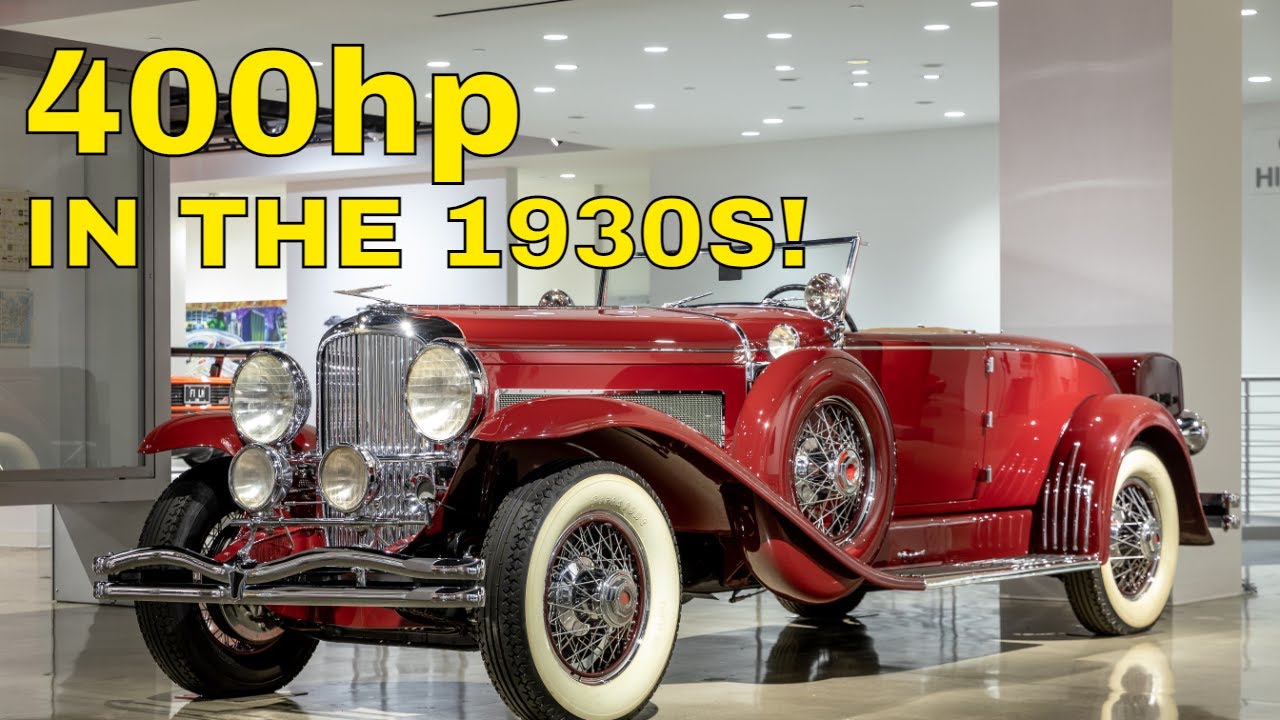 Supercharged 1933 Duesenberg | America's Most Luxurious Car