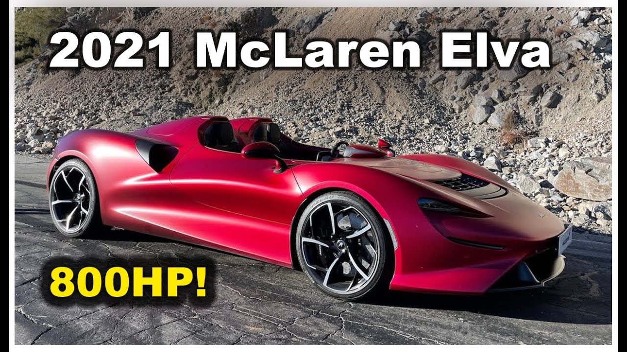 The $2M McLaren Elva Is an 800HP Road-Legal Can-Am Car Without a Windshield