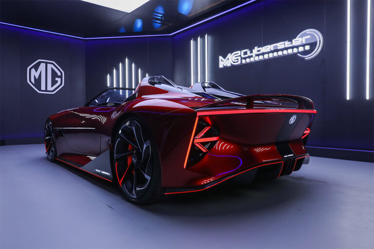 First Official Photographs of MG Cyberster Two-Seater Concept Revealed