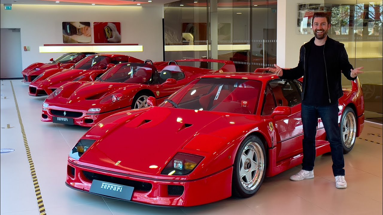 The £11 Million 'BIG 5' Ferrari Collection! La Ferrari, Enzo, F50, F40 ...