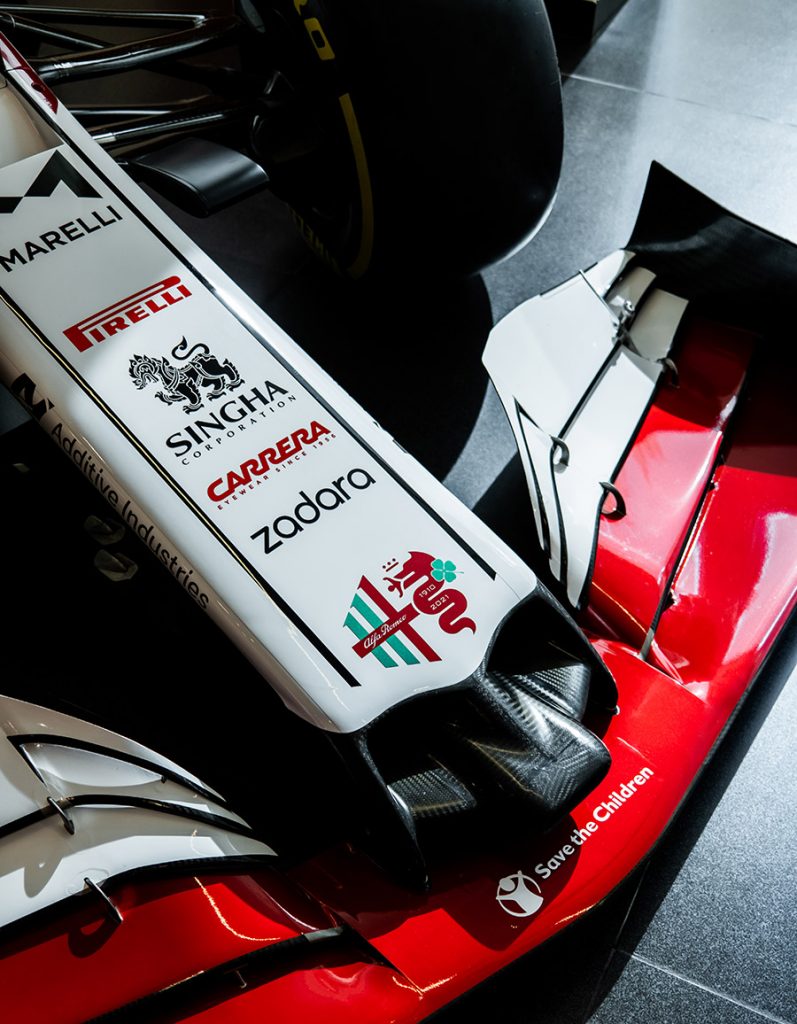 Alfa Romeo Flies the Italian Flag at the Monza Grand Prix