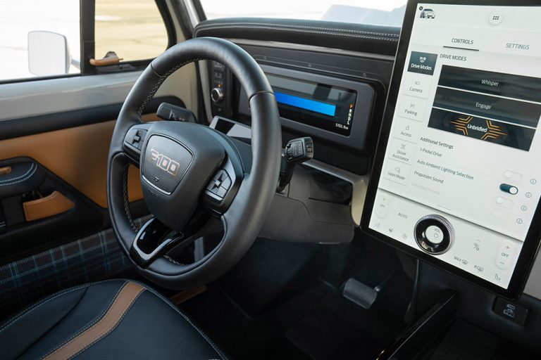 Ford Unveils All-Electric F-100 Eluminator Concept With EV Crate Motor ...