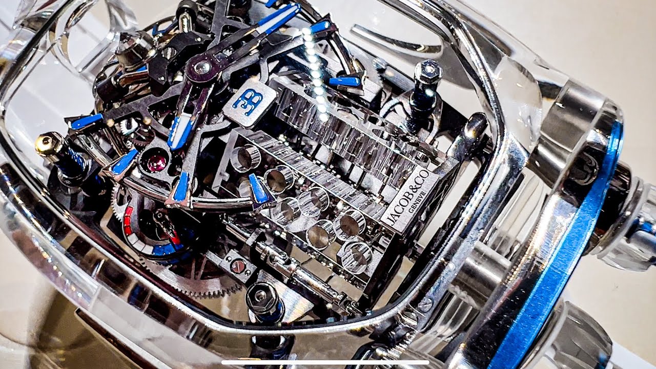 Bugatti Watch Powered By A Real Engine! From Jacob & Co $1.3M