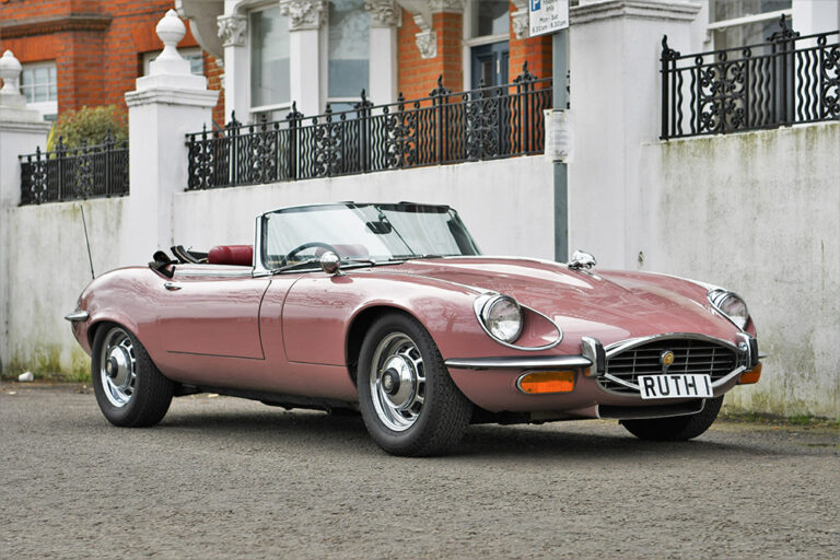 Car & Classic Brings You a Pink Jaguar E Type for Your Valentine