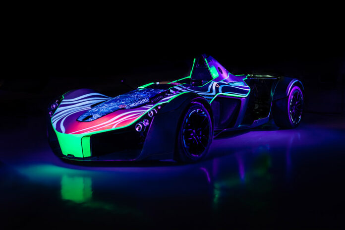BAC Creates Unique Mono Art Car With Urban Artist Rene Turrek