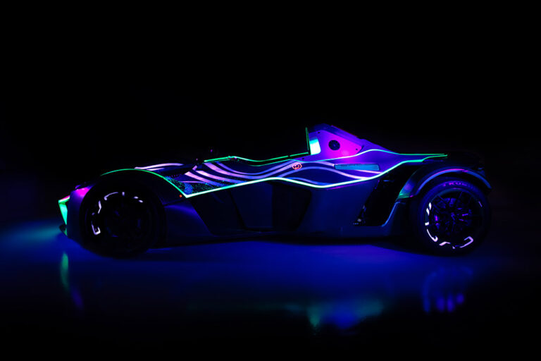 BAC Creates Unique Mono Art Car With Urban Artist Rene Turrek