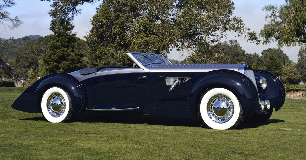 1938 Delage Type D8-120 S Cabriolet Wins Prestigious The Peninsula ...