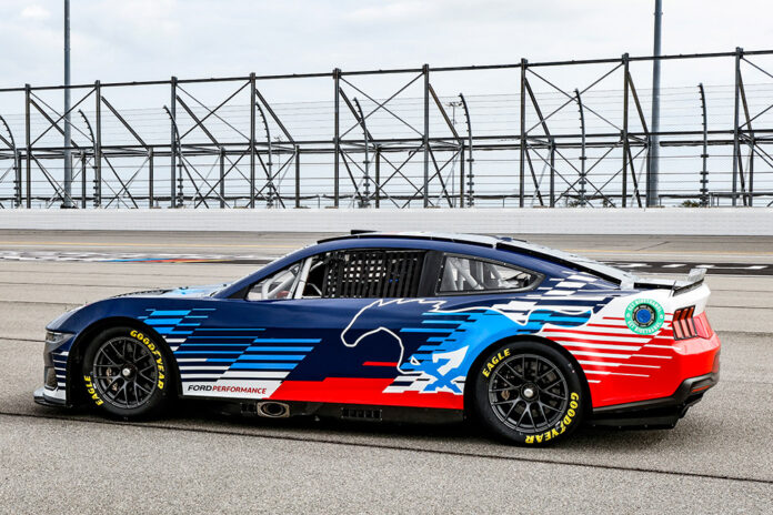 Ford Performance Debuts New Mustang For 2024 NASCAR Cup Series