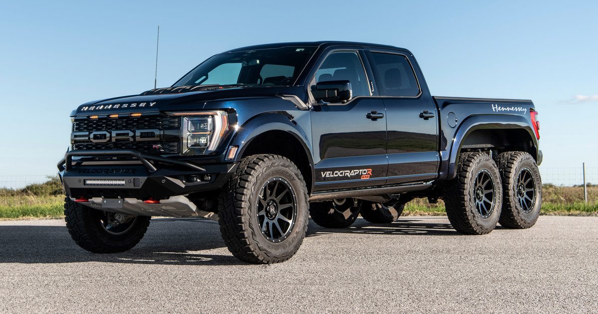 Hennessey’s 700-HP ‘VelociRaptoR 6X6’ Ford Raptor R thunders into ...